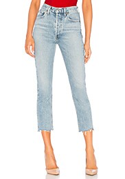 AGOLDE Toni Mid Rise Straight in Feral | REVOLVE