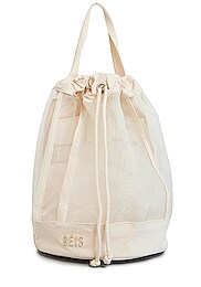 BEIS The Hanging Cosmetic Case in Beige | REVOLVE