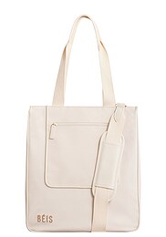BEIS The Expandable Puffy Duffle in Beige | REVOLVE