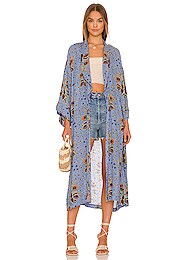 Free People Patched With Love Robe in Magic Combo | REVOLVE