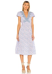 LoveShackFancy Runa Dress in Purple Iris | REVOLVE