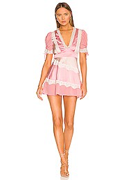 LoveShackFancy Cyrena Dress in Pale Rose Pink | REVOLVE