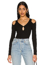 LNA Star Top in Black | REVOLVE