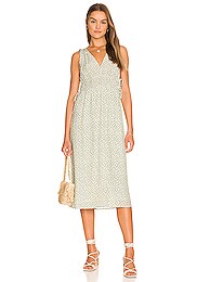 Rails Yvette Cinched Waist Dress in Spiced Coral | REVOLVE