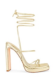 RAYE Trinket Heel in Pale Gold | REVOLVE