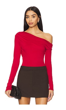 AFRM Bria Top in Poppy Red | REVOLVE