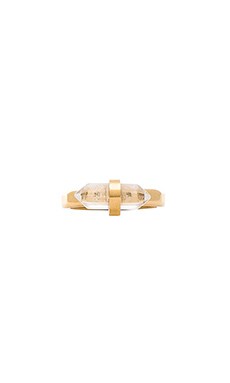Amber Sceats Crystal Pinky Ring in Gold | REVOLVE