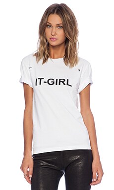ANNA K Fashion Circus It Girl T-Shirt in White | REVOLVE