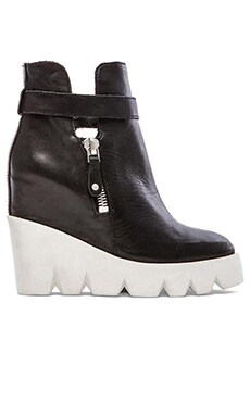 Ash Ricky Bootie in Black & Off White & Silver | REVOLVE