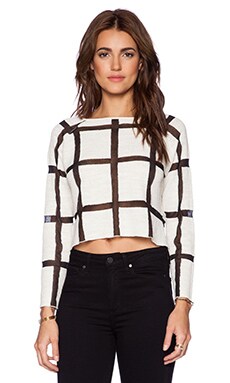 ASILIO The Open Air Top in Vanilla & Black | REVOLVE