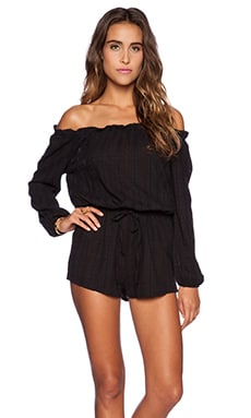 AUGUSTE Nomad Romper in Black | REVOLVE