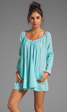 Basta Surf Capri Mini Dress in Teal | REVOLVE