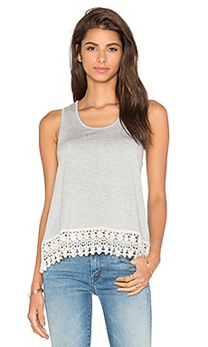 Steve Madden Jack by Steve Madden Rosetta Tank in Light Heathered Grey ...