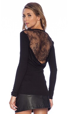 BCBGMAXAZRIA Kaylen Top in Black | REVOLVE