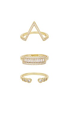 BRACHA Rosalia Ring Set in Gold | REVOLVE