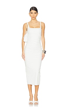 Bec + Bridge Aveline Tuck Midi Dress in White | REVOLVE