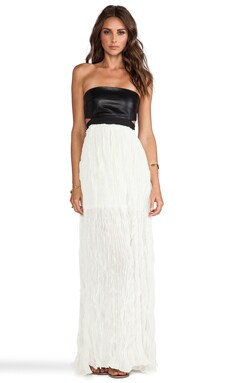BLAQUE LABEL Strapless Maxi in Cream | REVOLVE