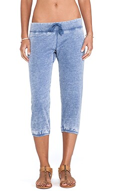 Bobi Enzyme Washed Sweatpants in Blue | REVOLVE