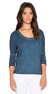 Bobi Cold Water Vintage Wash Oversized Tee in Mood | REVOLVE