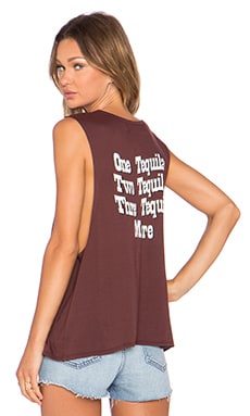 BEACH RIOT More Tequila Muscle Tank in Crimson | REVOLVE