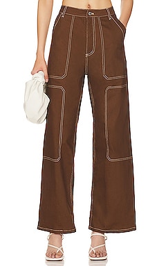 BY.DYLN x REVOLVE Cooper Jeans in Chocolate Brown | REVOLVE