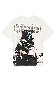 Civil Regime Reaper V4 American Classic Oversized Tee in Butter | REVOLVE