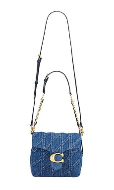Coach Quilted Denim Times Square Tabby Bag in Deep Blue | REVOLVE