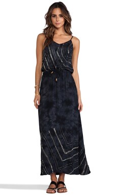 Chaser Beaded Tie Dye Maxi in Blue | REVOLVE