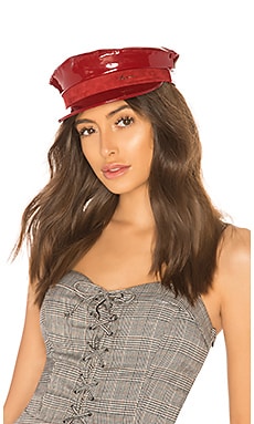 Don Paris Sailor Cap in Bordeaux | REVOLVE