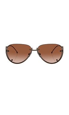 Diesel Round Sunglasses in Brown | REVOLVE
