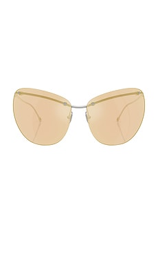 Diesel Round Sunglasses in Yellow | REVOLVE