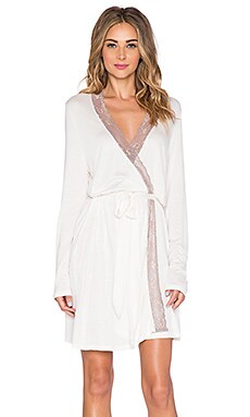 eberjey Delphine Robe in Mink | REVOLVE