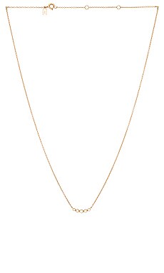EF COLLECTION Diamond Crown Cresent Necklace in Gold | REVOLVE