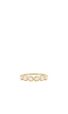EF COLLECTION Diamond Pillow Stack Ring in Gold | REVOLVE