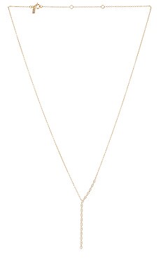 EF COLLECTION Single Pave Diamond Marquise Double Necklace in Gold ...