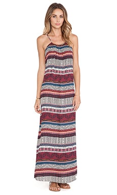 Eight Sixty Necklace Maxi Dress in Maroon & Multi | REVOLVE