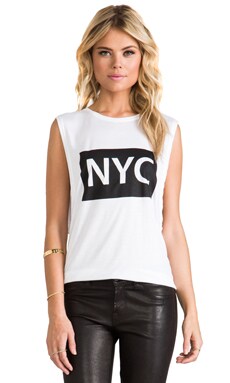 Elliott Label Location and Memos NYC Tank in White | REVOLVE