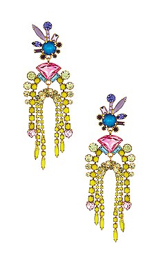 Elizabeth Cole Clem Earrings in Bright Rose | REVOLVE
