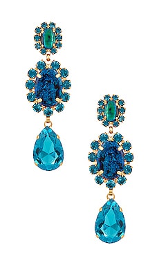 Elizabeth Cole Jesse Earrings in Blue | REVOLVE