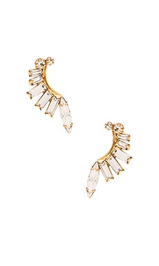 Elizabeth Cole Earring in Crystal | REVOLVE