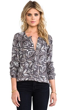 Ella Moss Lora Blouse in Natural | REVOLVE