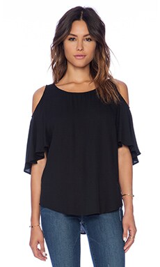 Ella Moss Stella Blouse in Black | REVOLVE