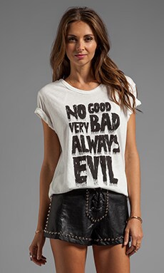 Evil Twin Always Evil Tee in White/ Black in White & Black | REVOLVE