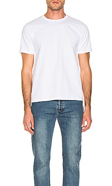 FRAME Heavyweight Classic Fit Tee in White | REVOLVE