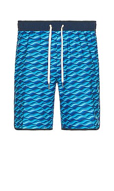 Fair Harbor Anchor Swim Shorts in Blue Art Waves | REVOLVE
