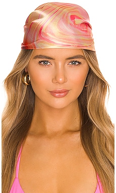 Frankies Bikinis x REVOLVE Heidi Satin Headscarf in Motion Plisse ...