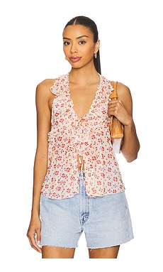 Free People Fearless Knit Tank in Ivory Combo | REVOLVE