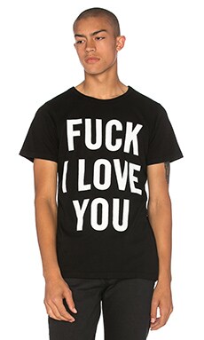 Herman Fuck I Love You Tee in Black | REVOLVE