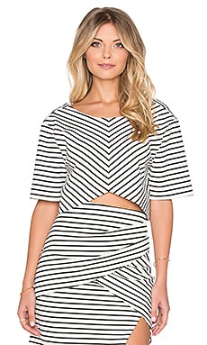 ISLA_CO Allure Crop Top in Stripe | REVOLVE