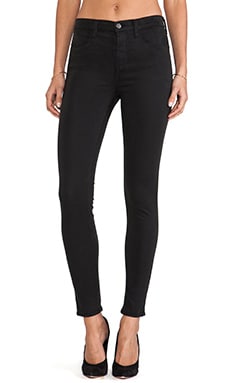 J Brand High Rise Skinny in Jet Set | REVOLVE